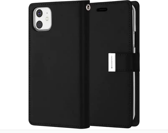 iPhone 16 Pro Max Case Rich Diary Wallet Goospery