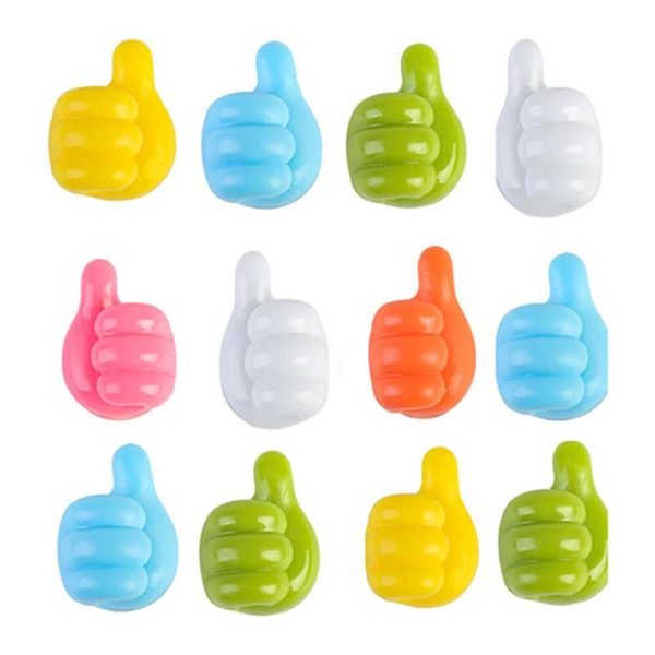 Wall Hanger Hand Cable Holder Multi Colour 2 Peices