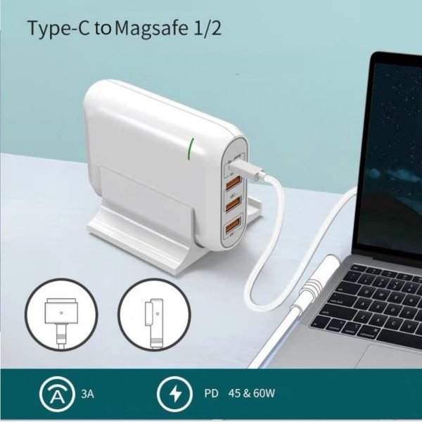 MacBook Cable 1.8m Type C to MagSafe 1 / 2 / 3 T/L PD 85W
